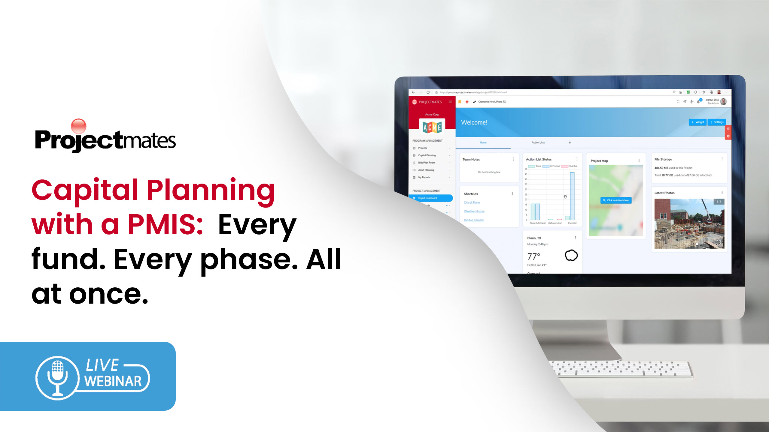 Webinar Form: Capital Planning With A PMIS